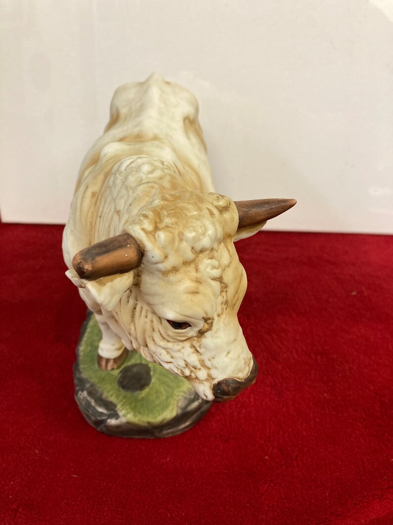 Vintage Arnart Royal Crown Bull J Byron Porcelain Figurine - Etsy