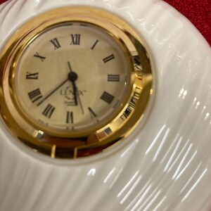 2 Lenox Porcelain Desk Clocks - Etsy