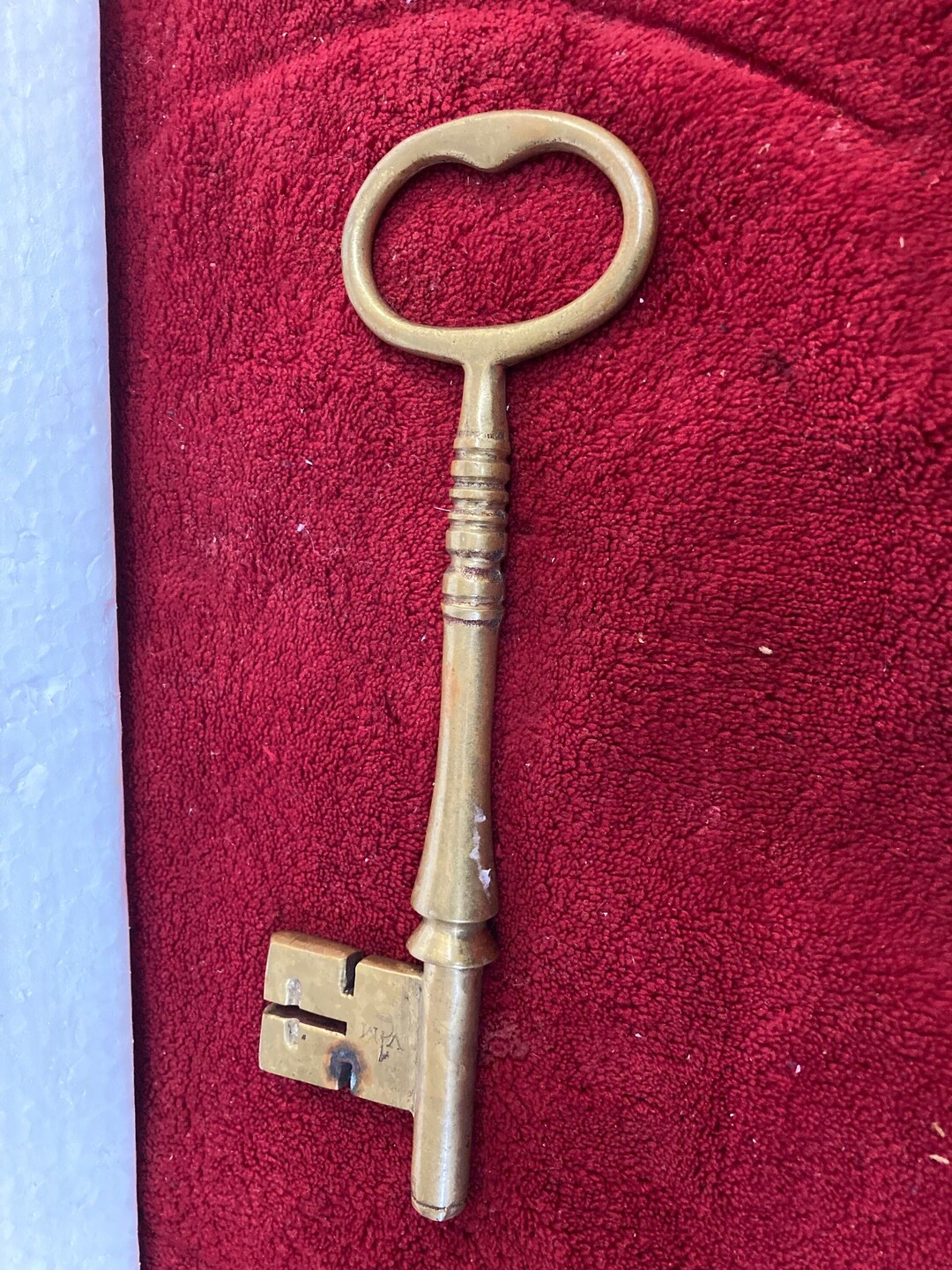 Vintage Colonial Williamsburg Restoration Commemoration Key, Stamped ...