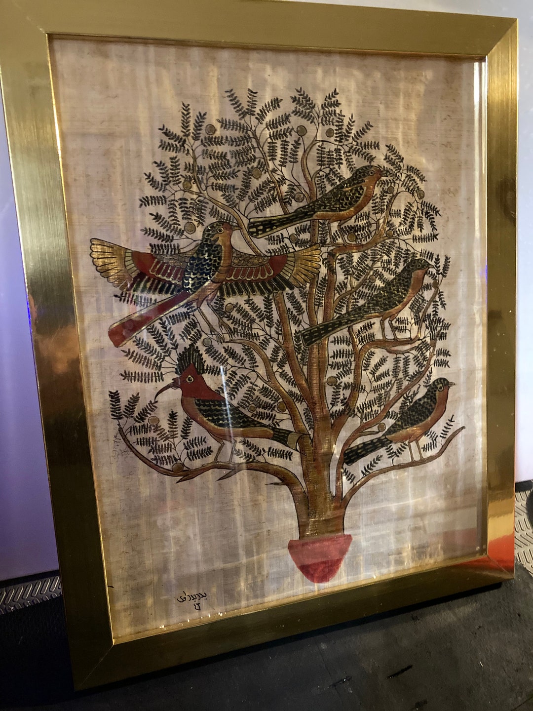 Papyrus Paintings of the Tree of Life, Egypt - Etsy