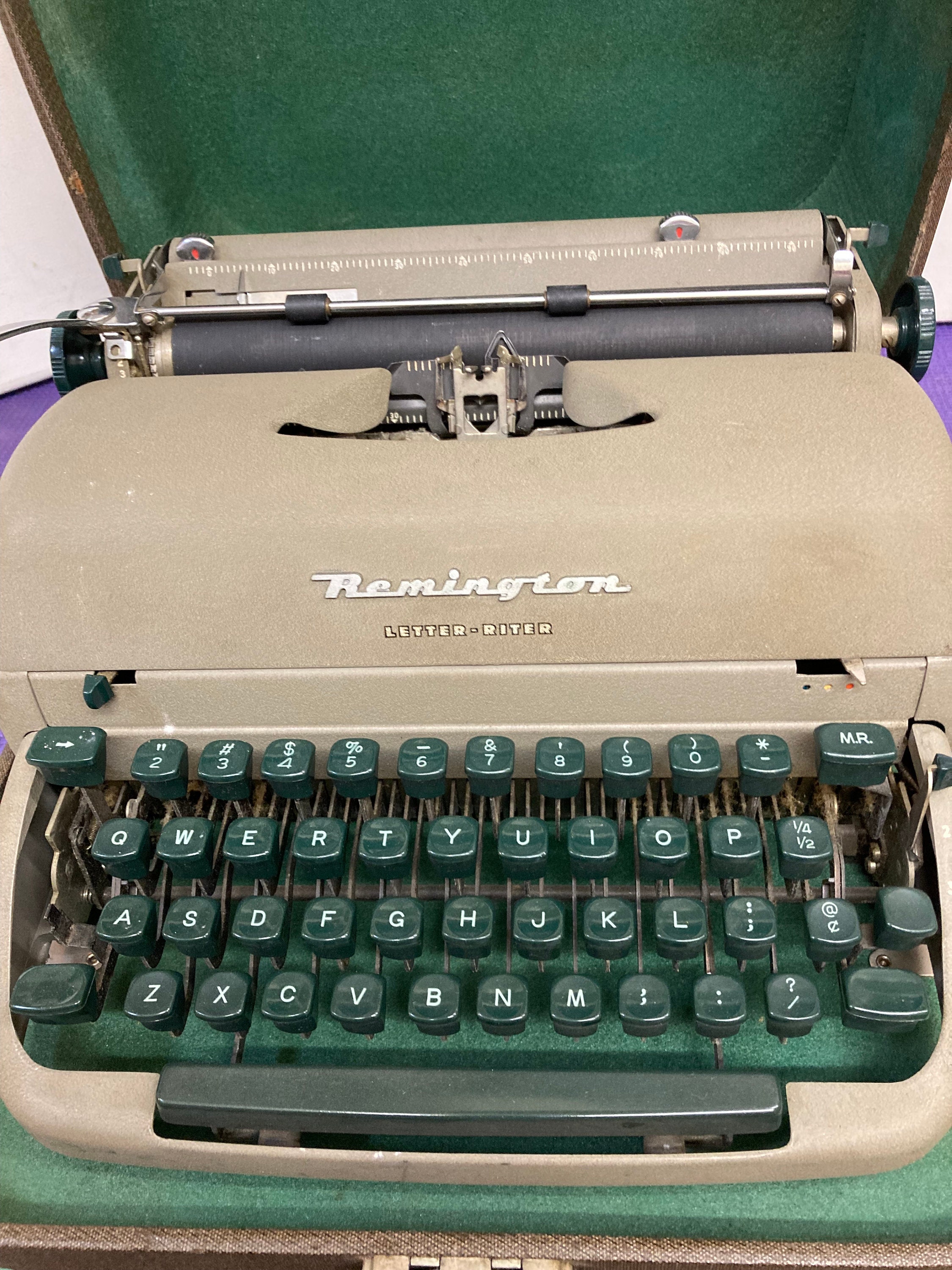 Remington Letter-riter Vintage, Manual Portable Typewriter - Etsy