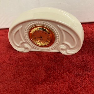 2 Lenox Porcelain Desk Clocks - Etsy