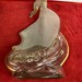 Cognac Larsen INVINCIBLE Glass Sailing Ship Shaped Bottle Decanter With Stopper - Etsy
