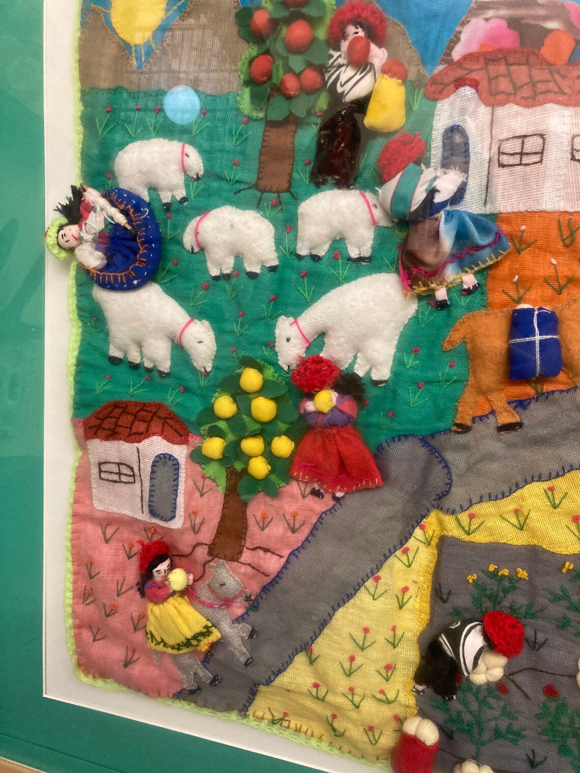 ARPILLERA Village Life PERUVIAN HANDICRAFTS - Etsy