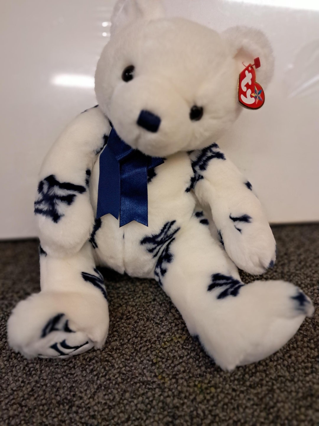 TY Beanie Buddy.the New York Yankees Bear - Etsy