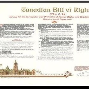 Rare 1960 Copy of Canada's Bill of Rights - Etsy