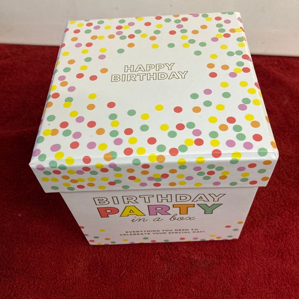 Birthday in a Box - Etsy