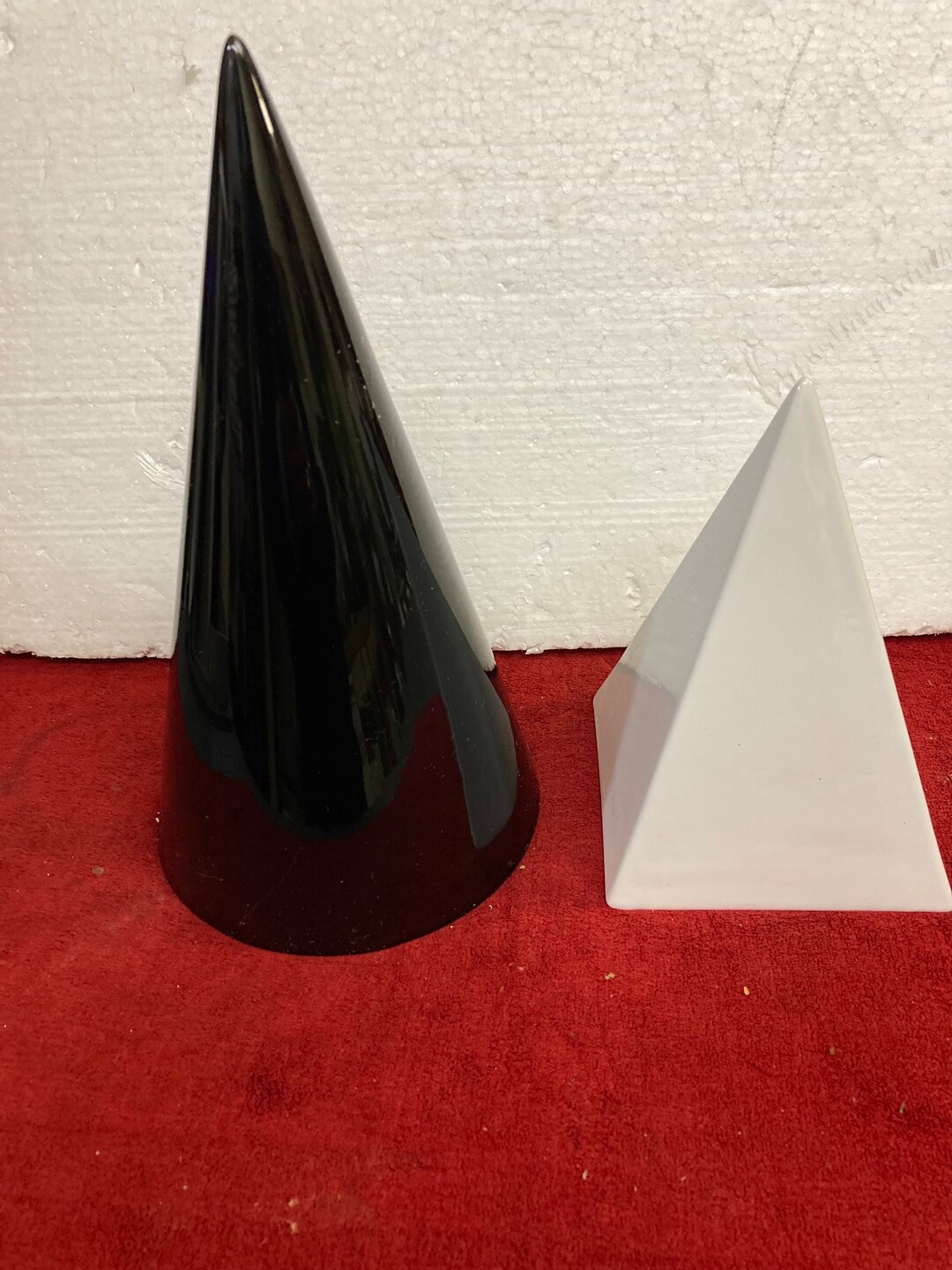 Vintage Ceramic Cone & Pyramid - Etsy