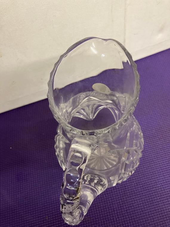 24% Lead Crystal Pineapple & Diamond Cuts Heavy Pitcher - glwec.in