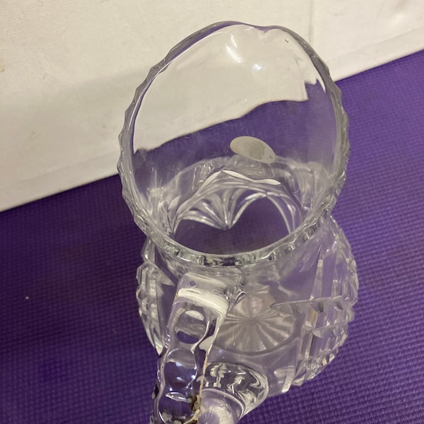 Lead Crystal Pitcher - Etsy