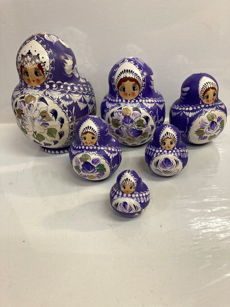 4 American, Chinese and Rusian Nesting Doll Houses - Etsy