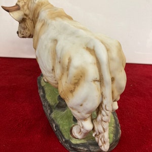 Vintage Arnart Royal Crown Bull J Byron Porcelain Figurine Statue Large ...