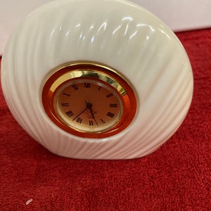 2 Lenox Porcelain Desk Clocks - Etsy