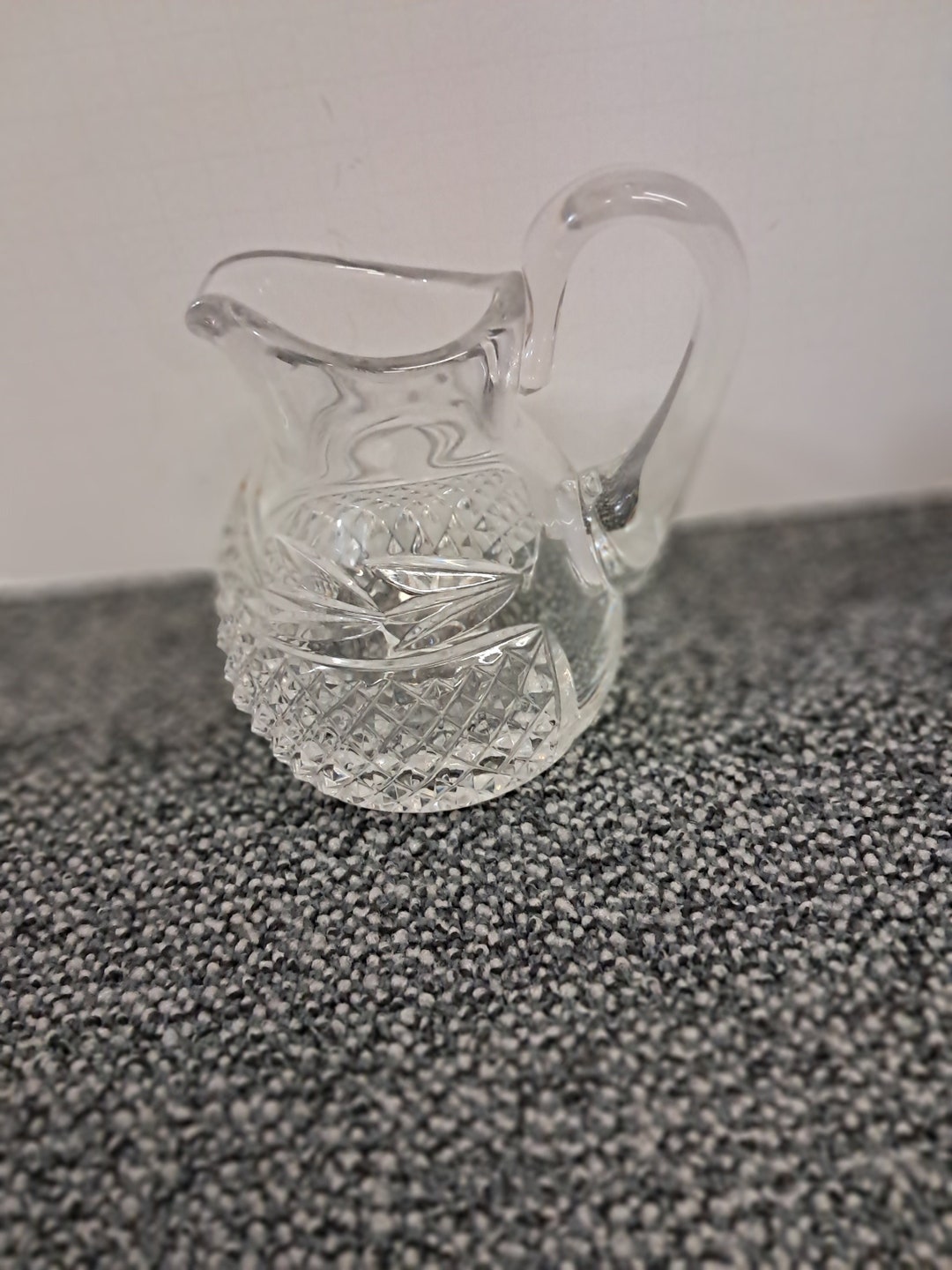 Cut Crystal Pitcher Irish Crystal Galway Leah Pattern - Etsy