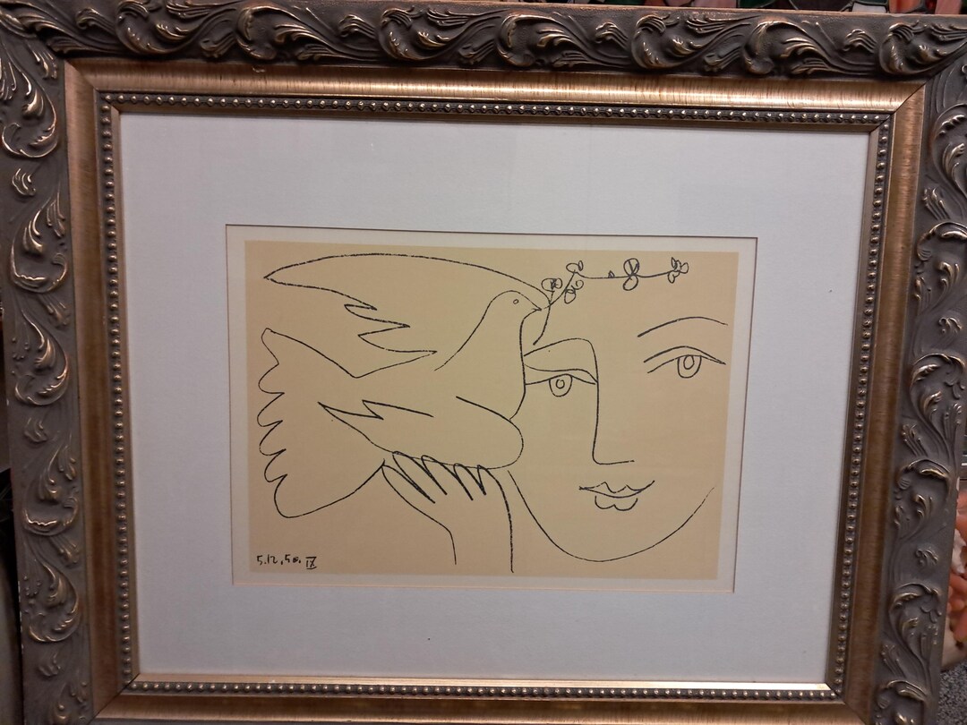 Pablo Picasso - Face of Peace -offset Print - Etsy