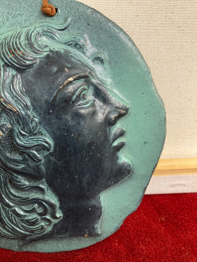 Handmade Alexander the Relief Plaque, Greek Home Decor - Etsy