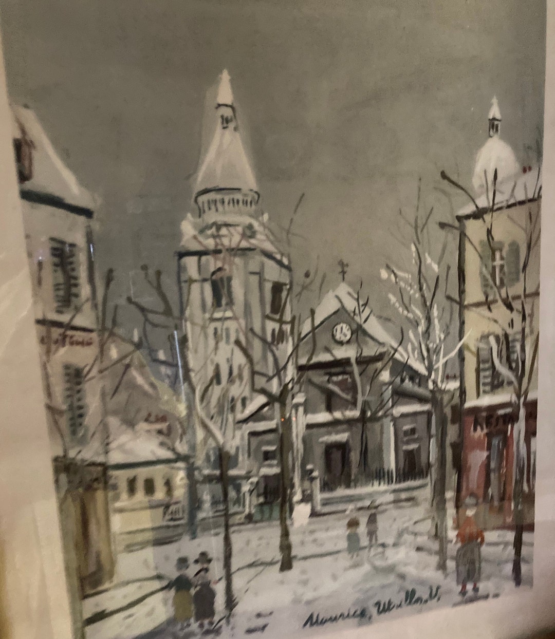 L'eglise Saint-pierre ,original Vintage Maurice Utrillio Paris Prints ...
