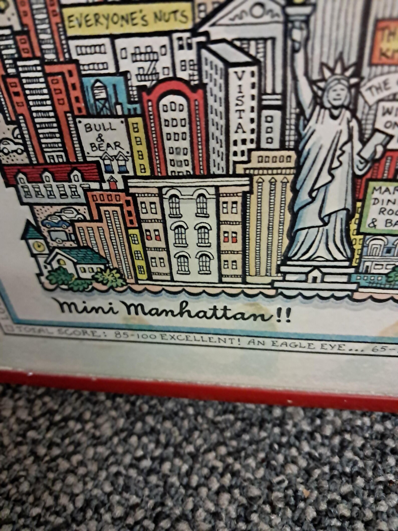 Mini Manhattan Poster by Tony Graham. New Mark Gallery NYC - Etsy