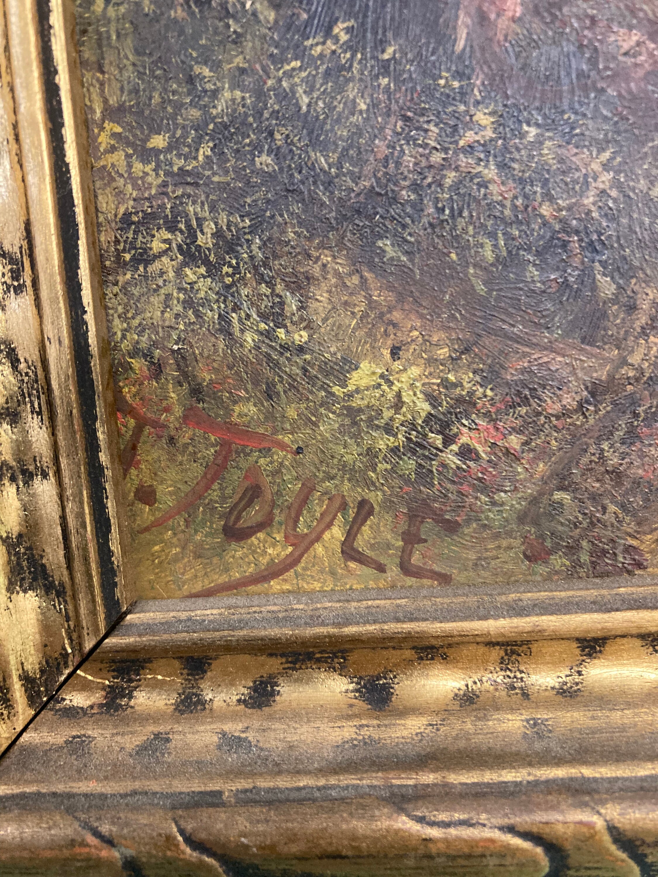 Pair of Vintage Landscape Oil Paintings j.tolal & J. Toyle - Etsy