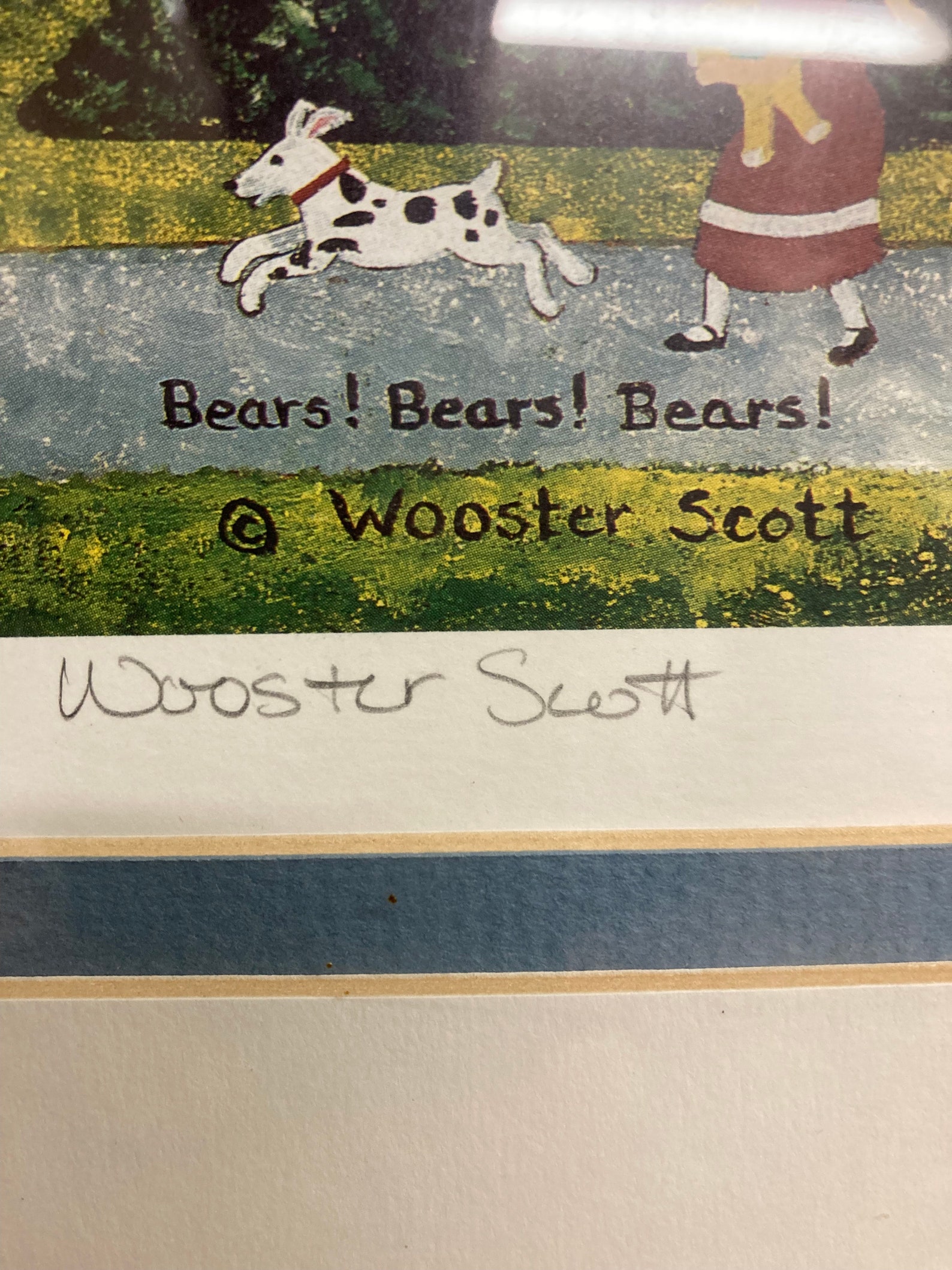 Signed Jane Wooster Scott Lithograph Bears Bears Bears . - Etsy