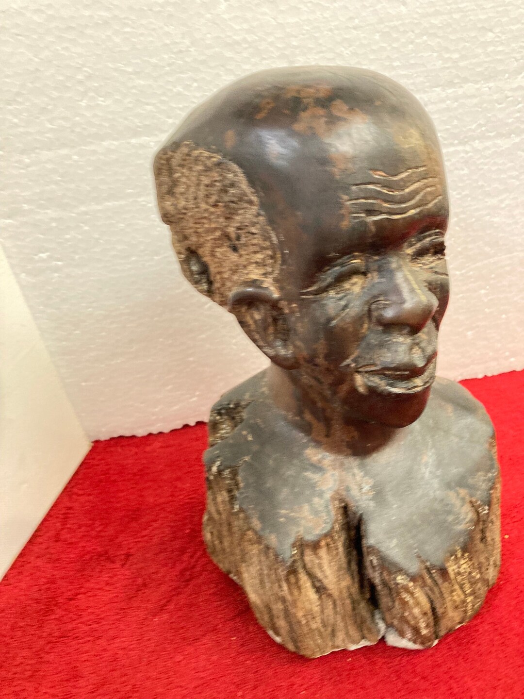 Handmade, Handcrafted Wooden African Art, Head Bust - Etsy