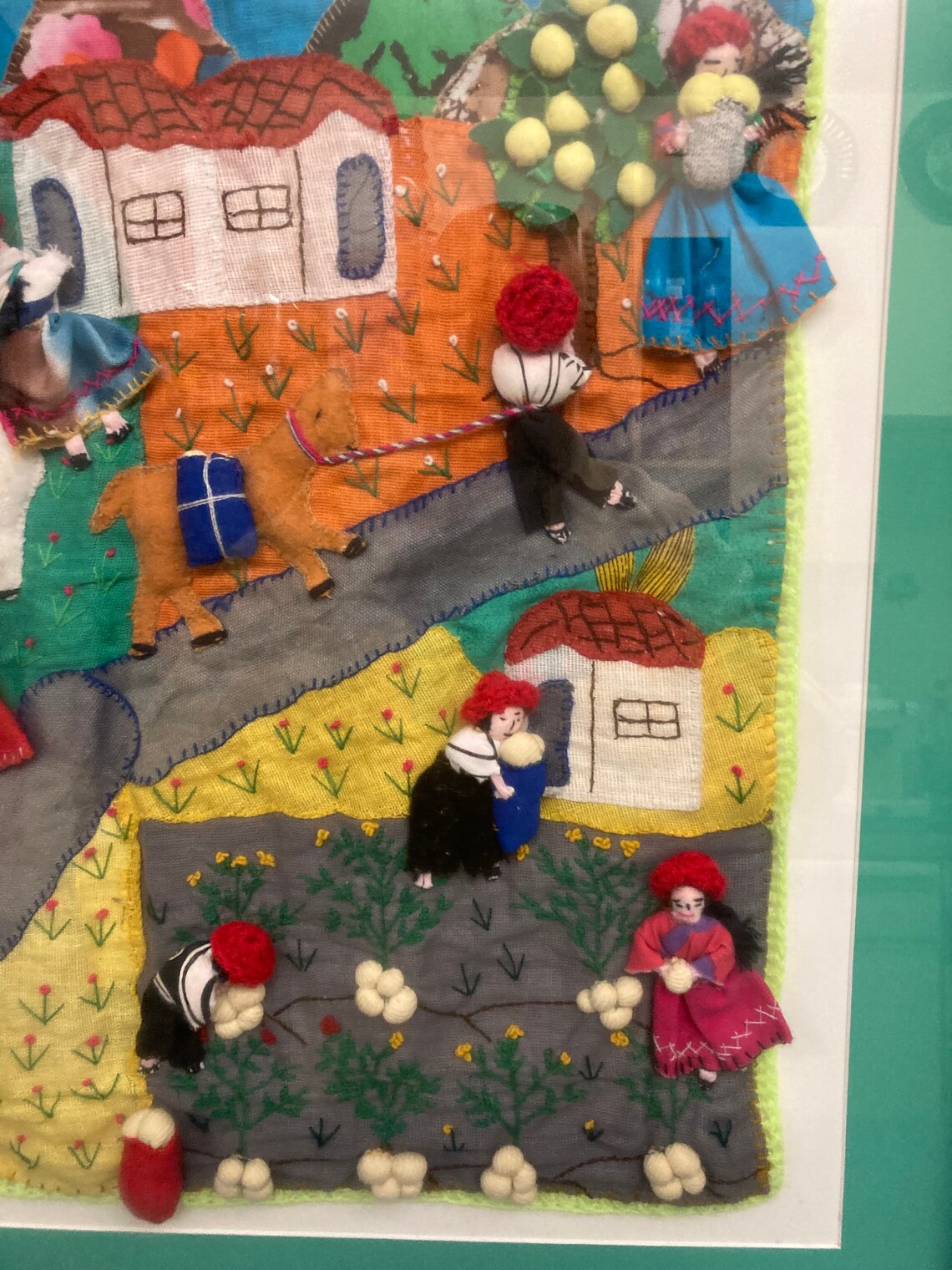 ARPILLERA Village Life PERUVIAN HANDICRAFTS - Etsy