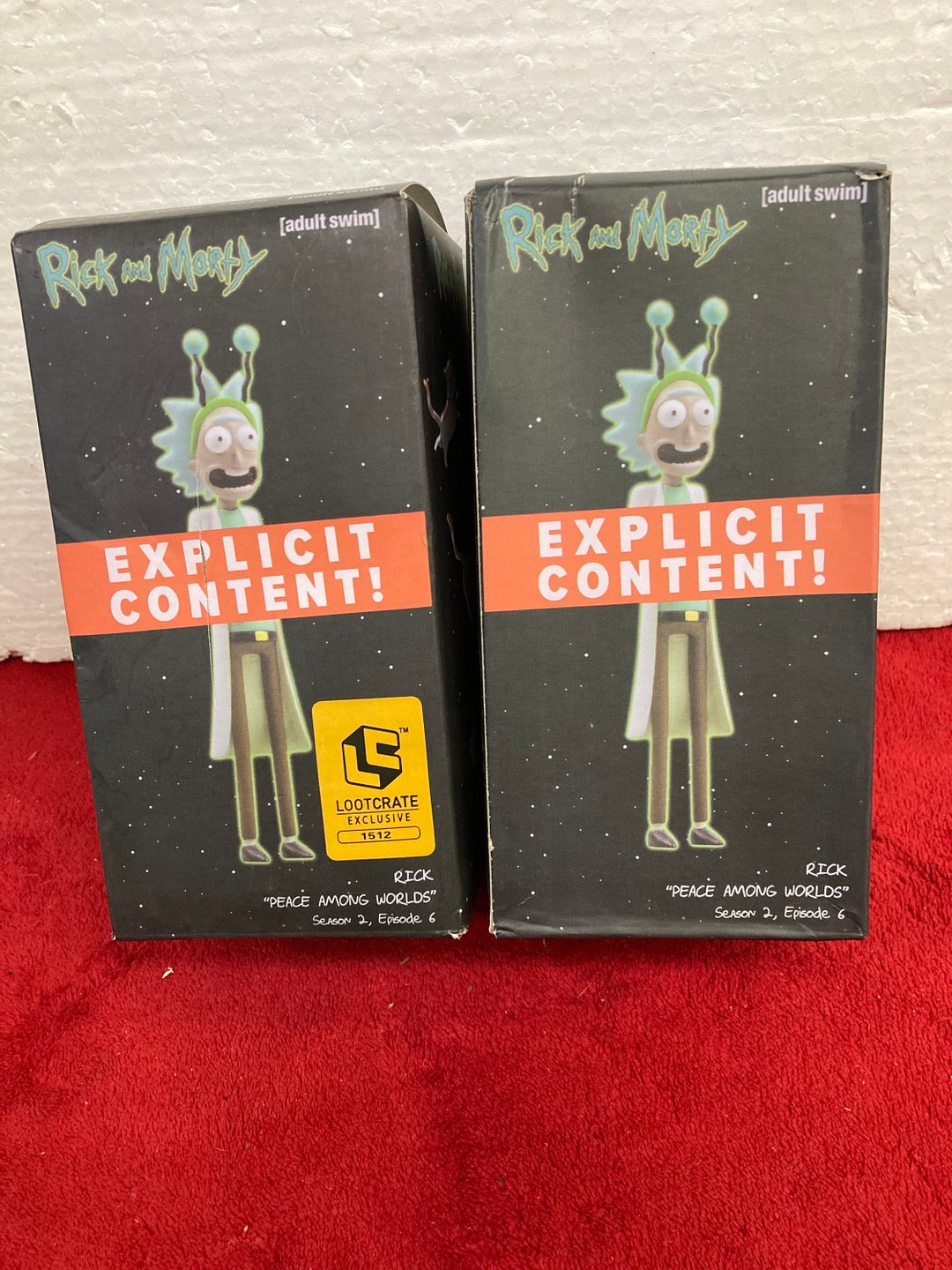 2 Rick and Morty Figures "rick Peace Among Worlds " Statues - Etsy