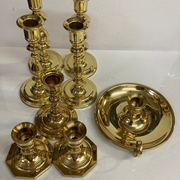 Baldwin Brass Candlesticks - Etsy