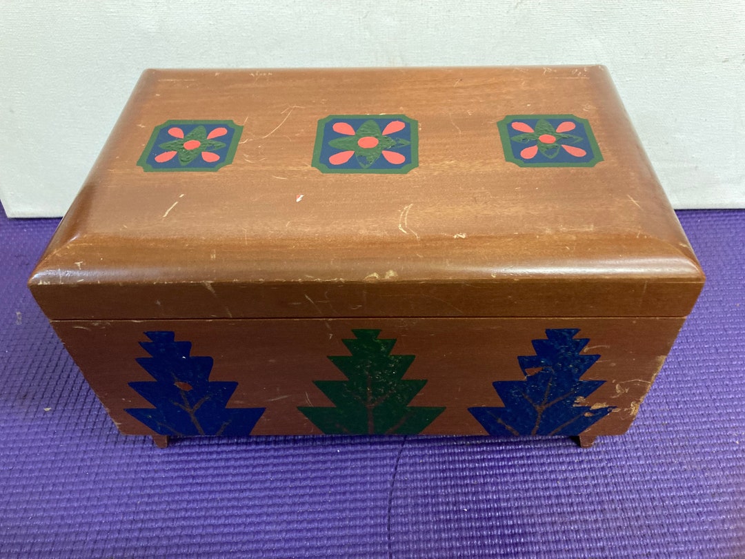 Vintage Japanese Handmade Music Box - Etsy