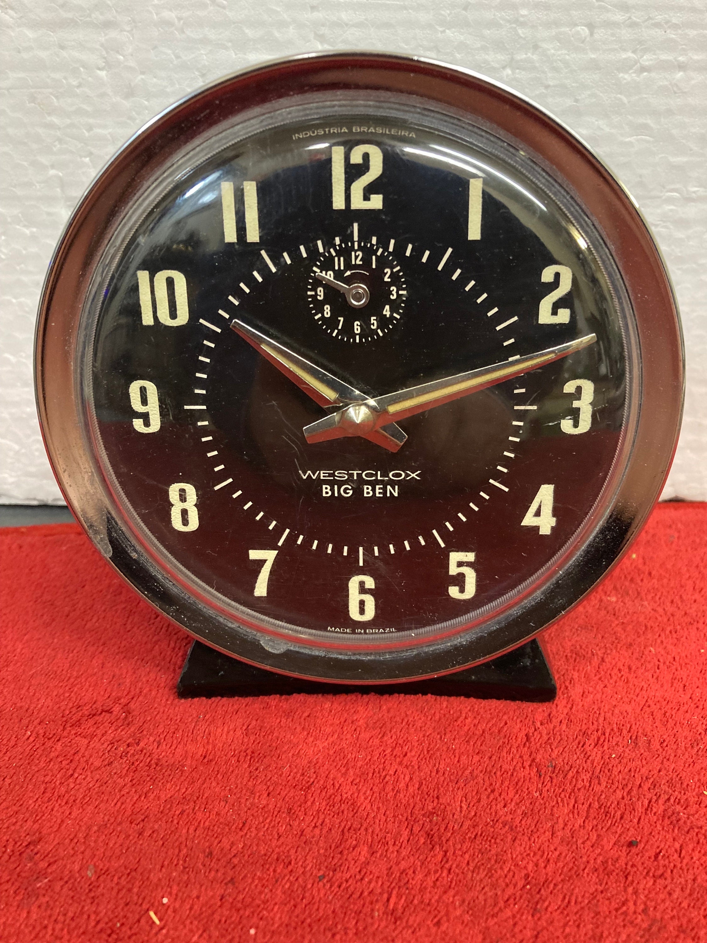 Vintage Westclox Big Ben Wind up Clocks Black and Silver ,mid Century ...