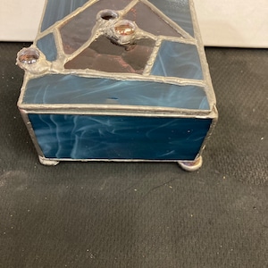 Handmade Stained Glass Jewlery Box - Etsy