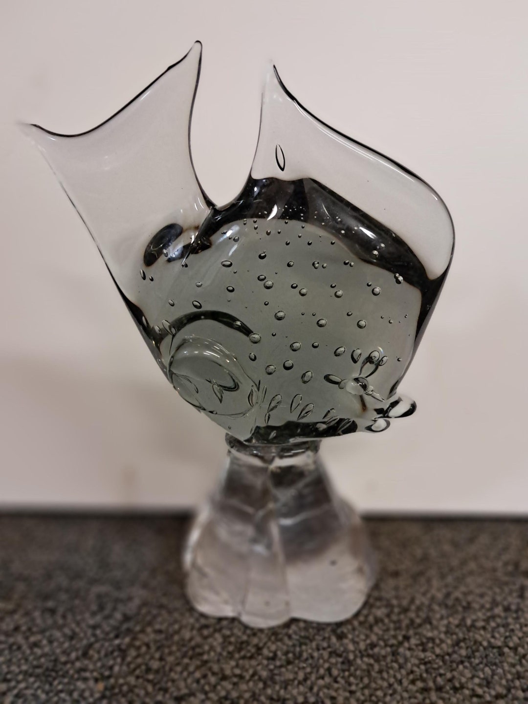 Murano Art Glass Work Bubble Fish - Etsy