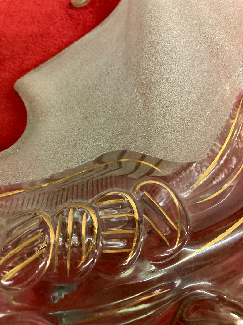 Cognac Larsen INVINCIBLE Glass Sailing Ship Shaped Bottle Decanter With Stopper - Etsy