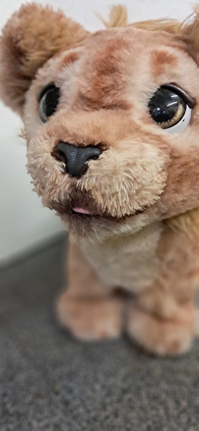 The Lion King Mighty Roar Simba Interactive Plush Toy, Furreal, 100 ...