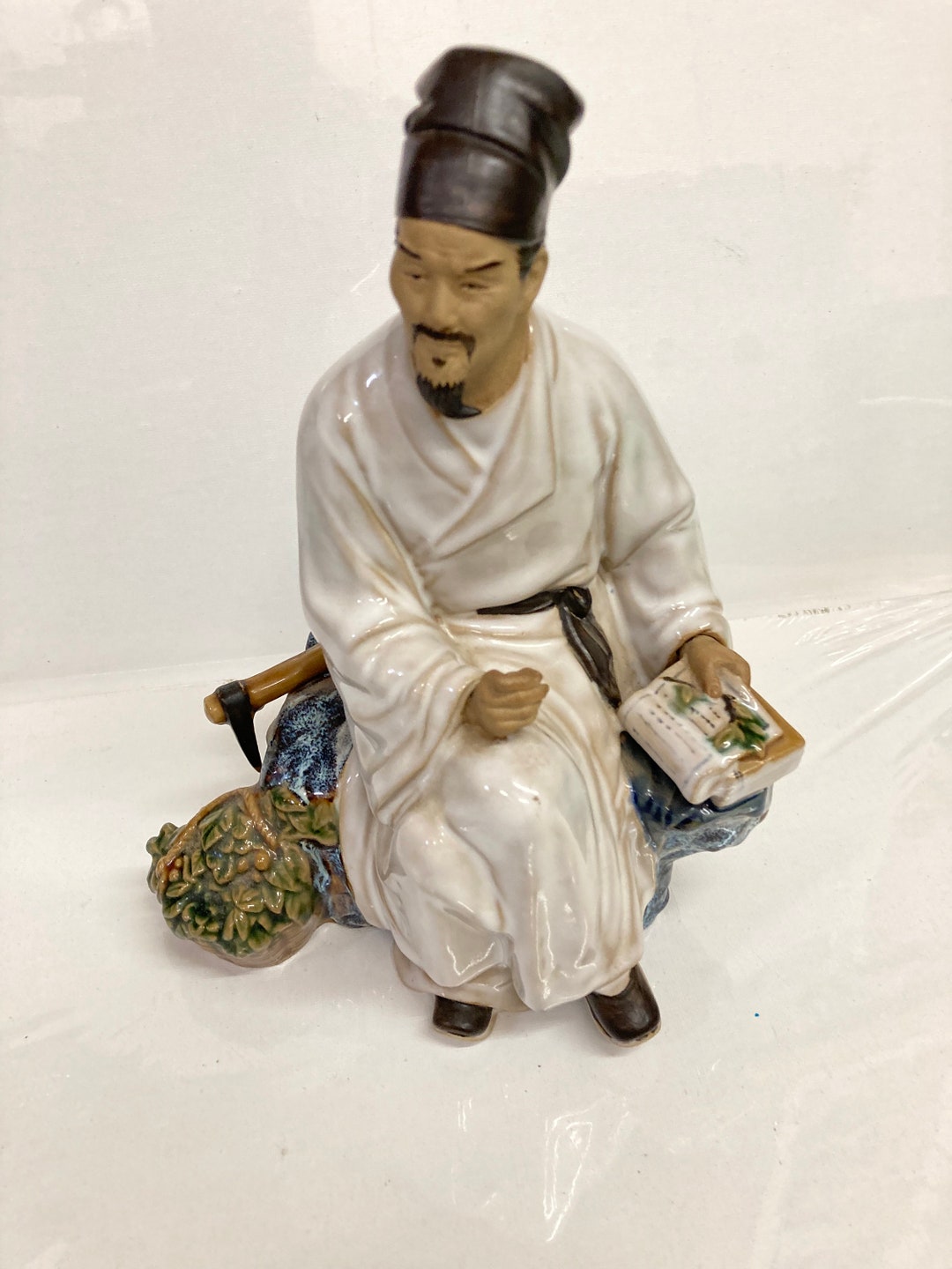 Shiwan Pottery Figurine Li Shizhen by China TOP Artist Liu Zemian - Etsy