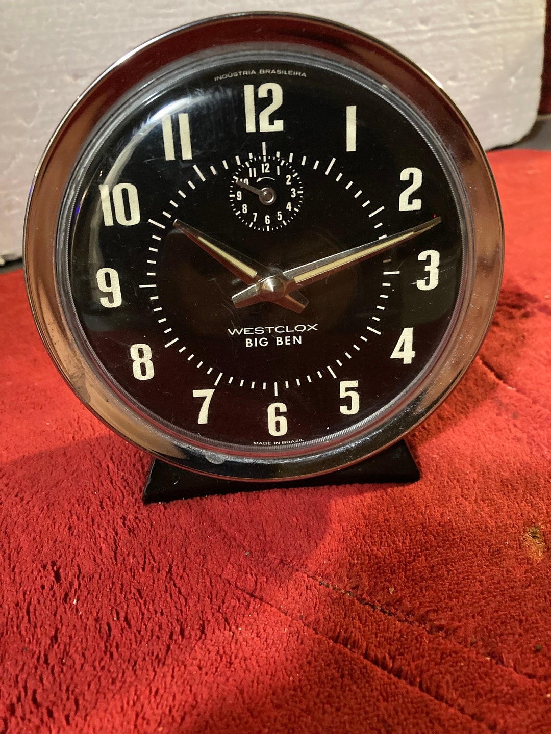 Vintage Westclox Big Ben Wind up Clocks - Black and Silver ,mid Century ...