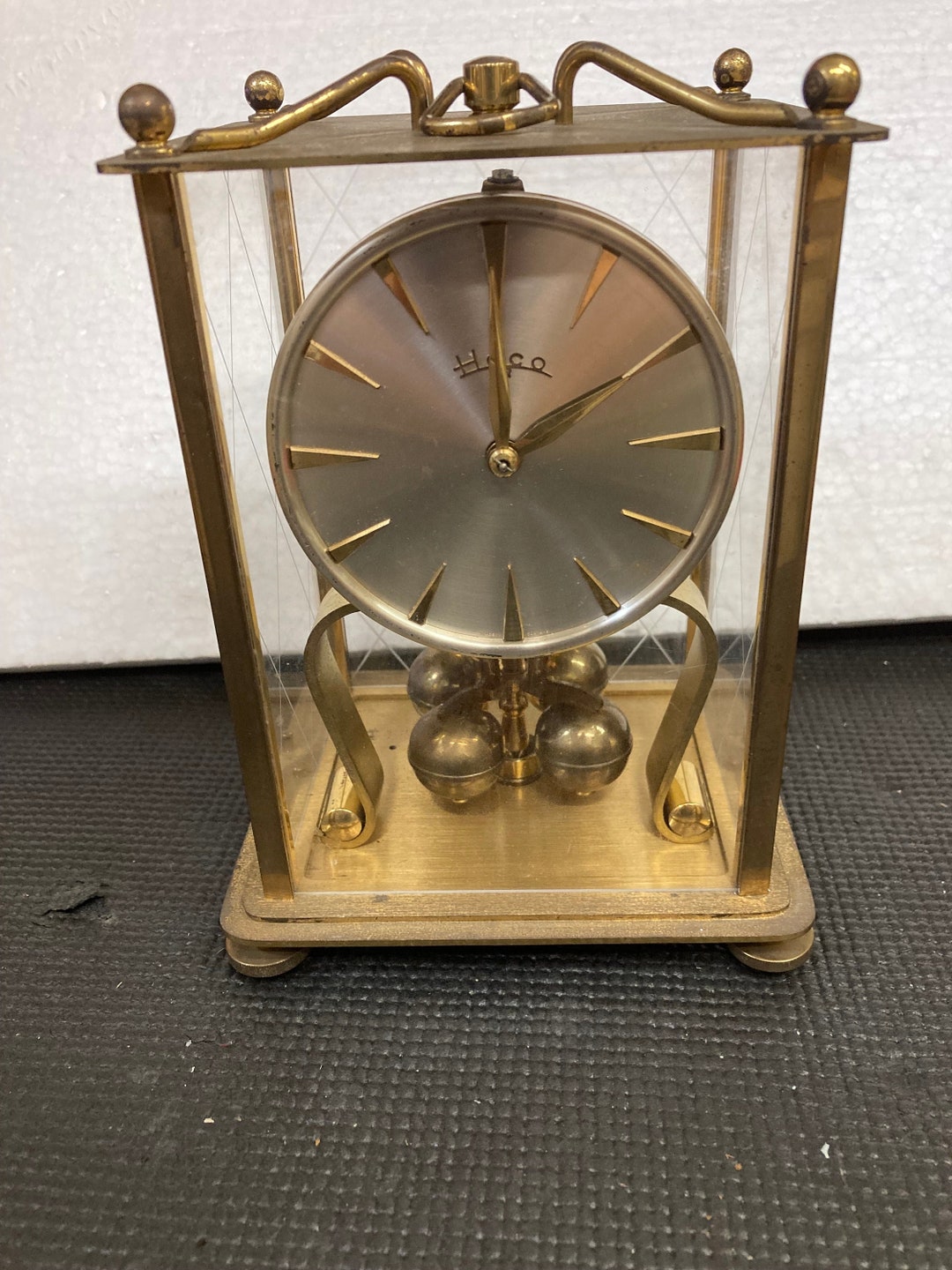 Henry Coehler HECO Vintage 400 Day Clock Square Base Germany - Etsy