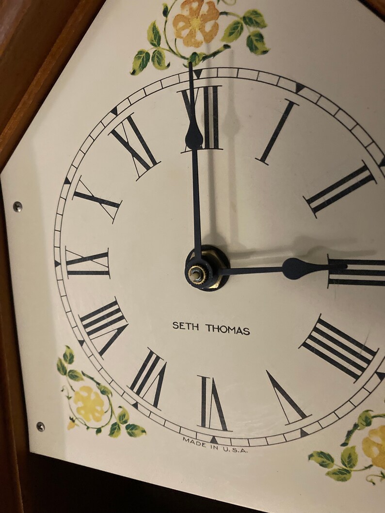 Seth Thomas Electric Steeple Clock , 1947 Wooden Case - Etsy