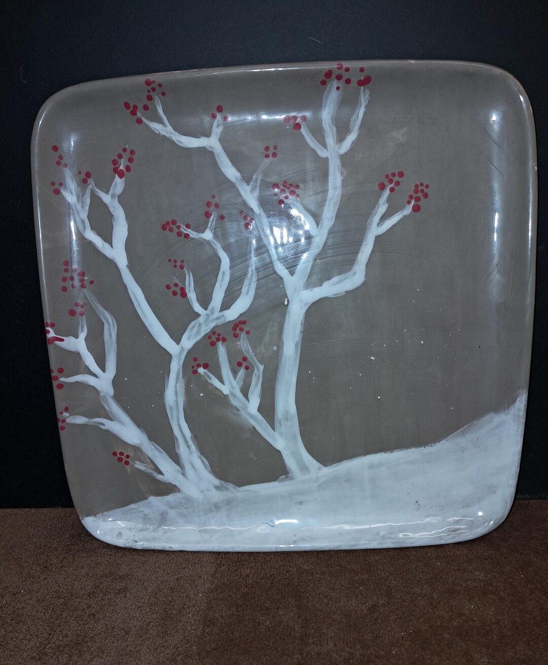 Sara Weiss Hand Painted Ceramic Plate - Etsy