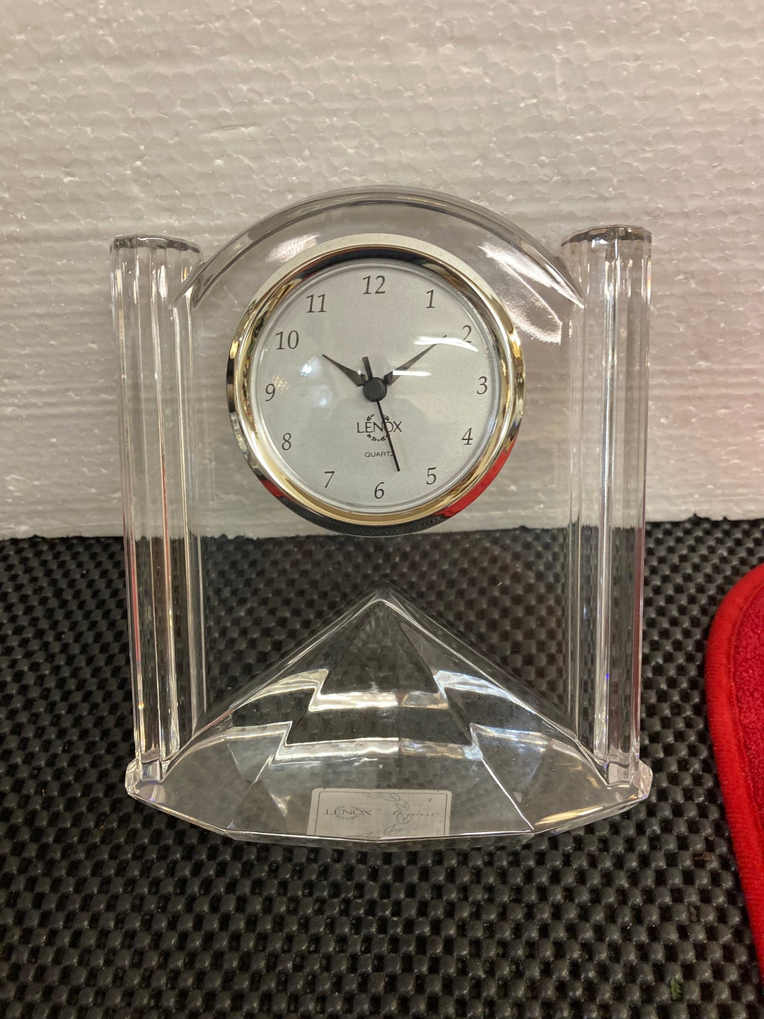 LENOX Heavy Lead Crystal SYNCHRONICITY Collection Quartz Clock - Etsy