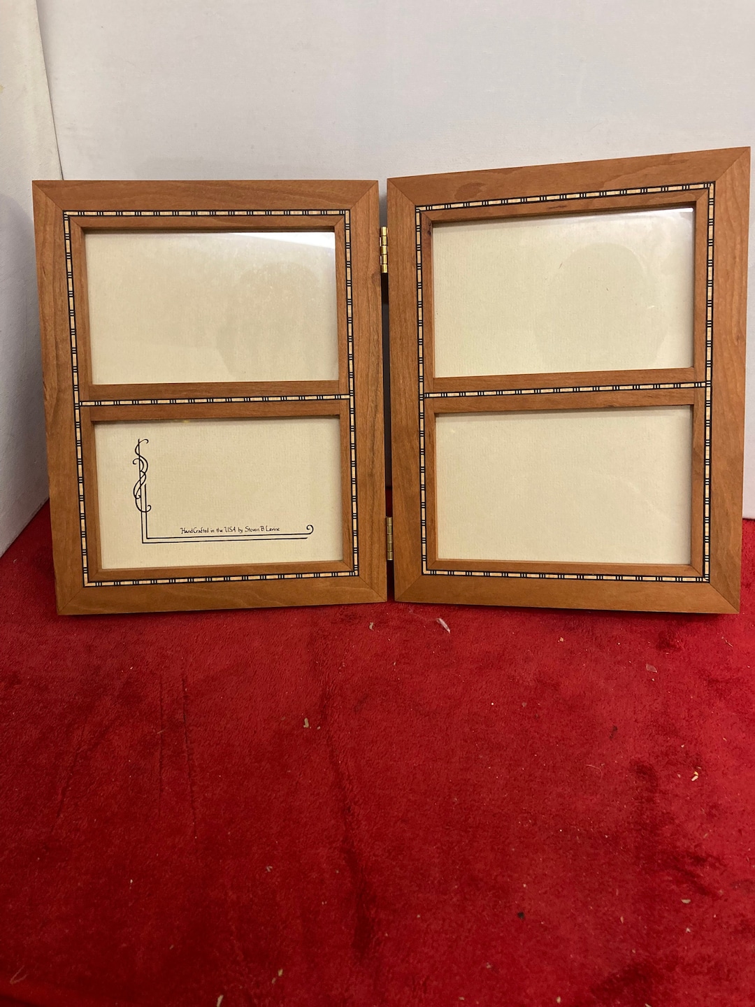 Double Cherry Wood Picture Frame by Steven B Levine Wood Artisan Artist ...