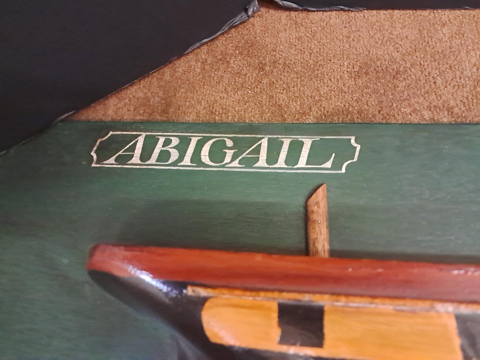 Abigail ,early-mid 20th C. Hand Made Wooden Half Hull 1849 Replica. - Etsy
