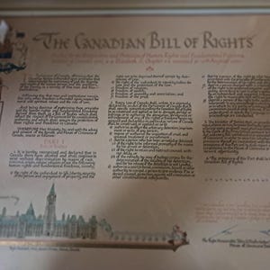 Rare 1960 Copy of Canada's Bill of Rights - Etsy