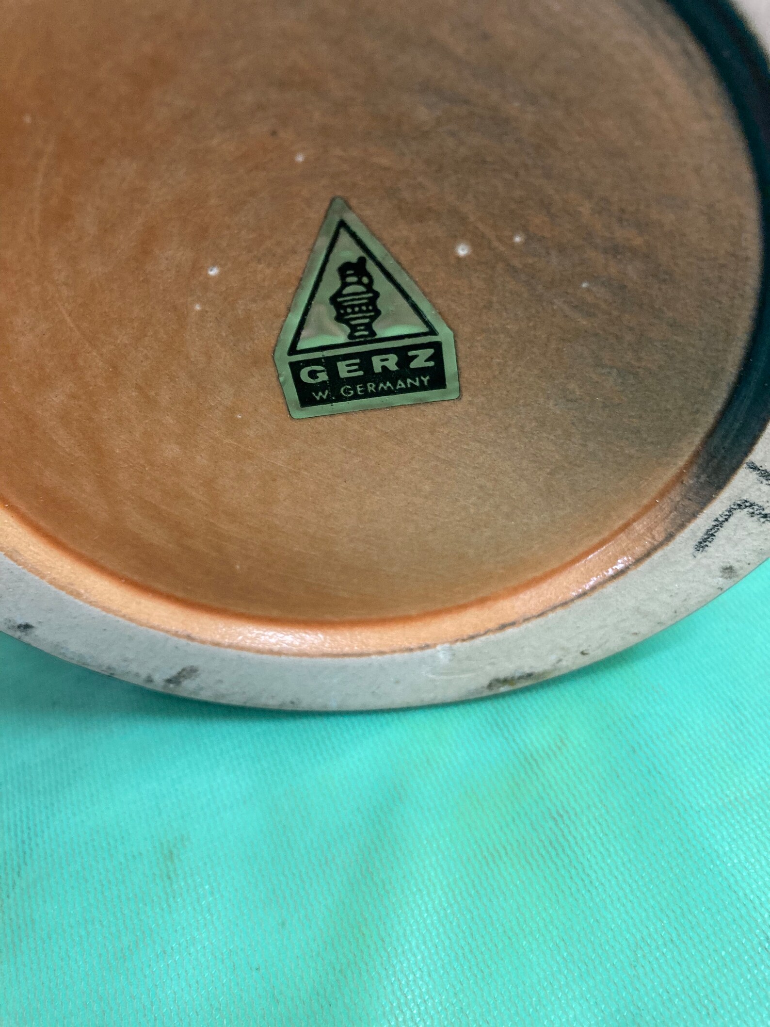 Vintage Stoneware Gerz W. Germany Hinged Lidded Beer Stein - Etsy