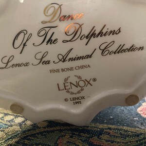 3 Dance of the Dolphins, Lenox Sea Animals Collection - Etsy