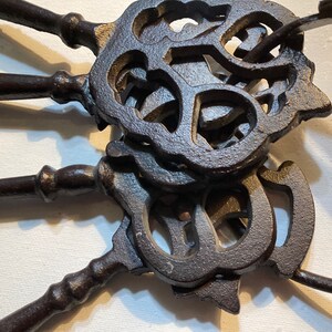 Four Large Metal Keys in A Loop to Hang - Etsy