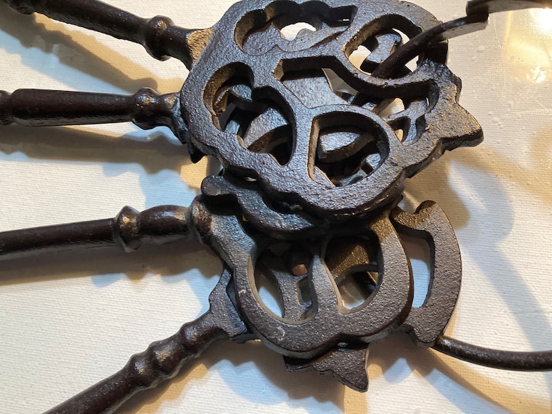 Four Large Metal Keys in A Loop to Hang - Etsy