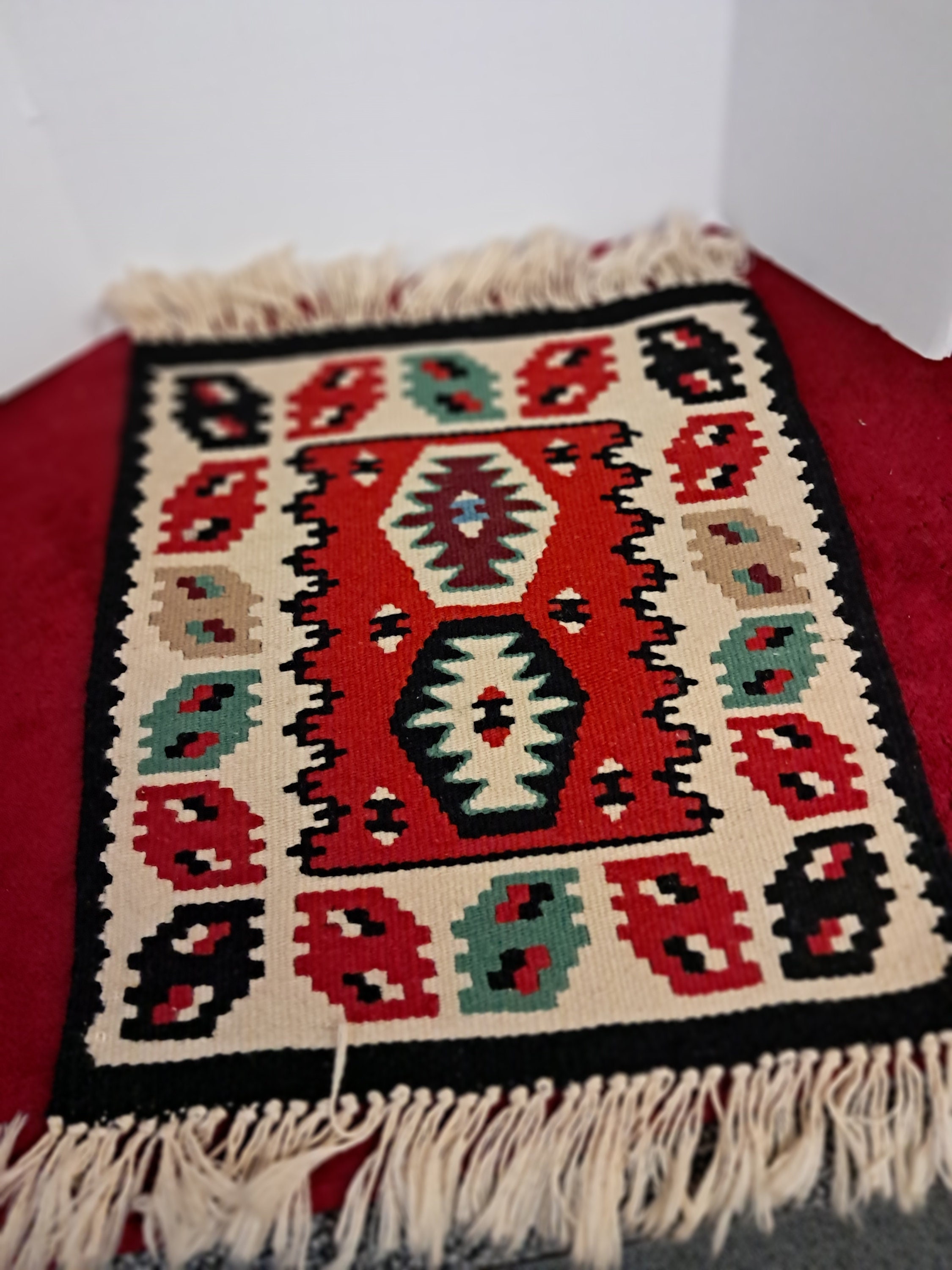 Vintage Native American Indian Weaving Rug 17 Sampler Blanket - Etsy