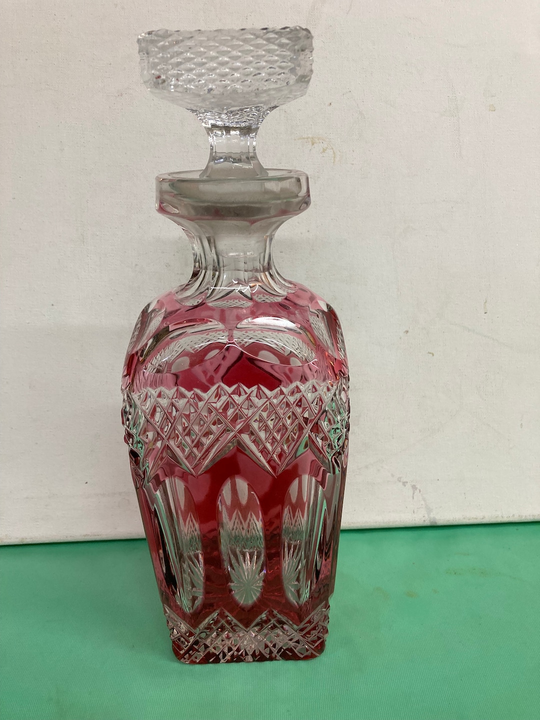Vintage German Piece. Manufactured by Beyer & Co. Kristallglas - Etsy