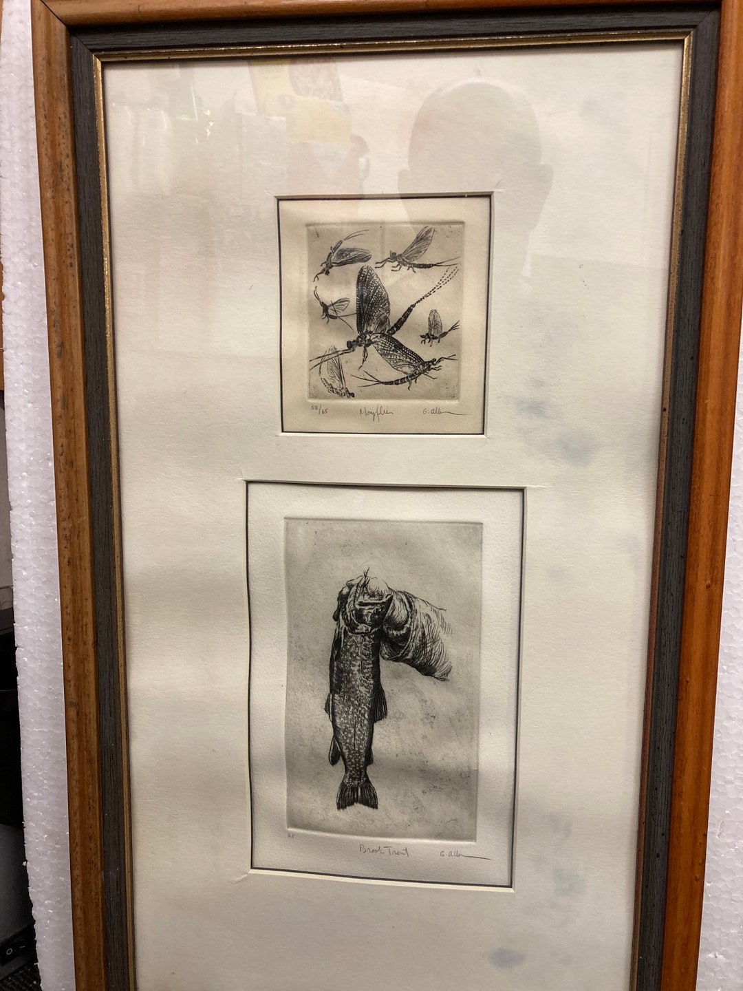 Two Etchings, Pencil Signed, Titled and Numbered ,framed by Gordon ...